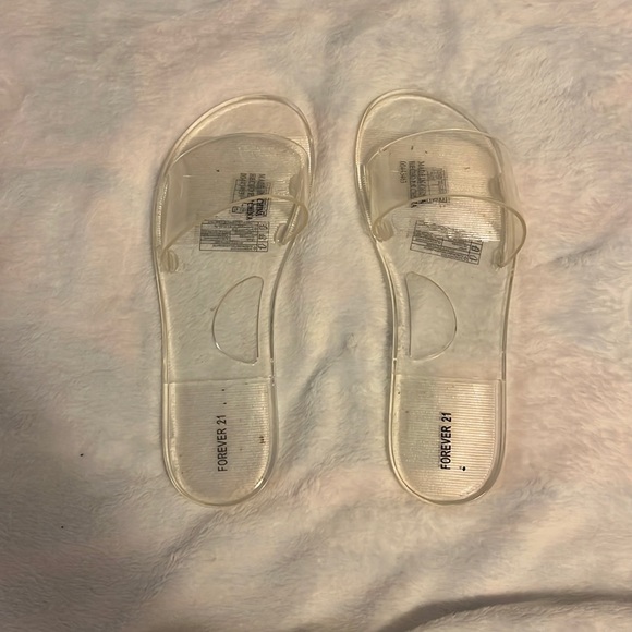 Forever 21 | Shoes | Clear Slides | Poshmark